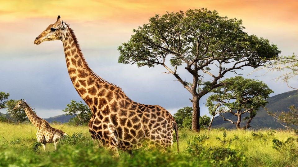 Ce mănâncă girafa - Ce mănâncă?
